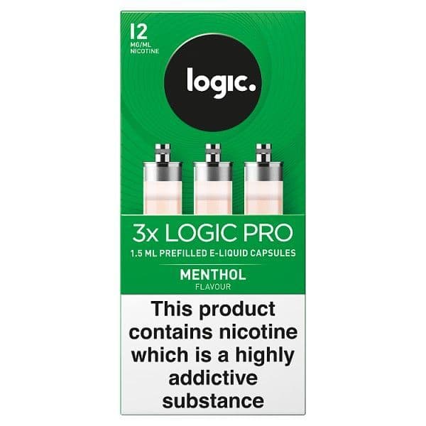 Logic Pro Capsules Menthol Flavour 12mg