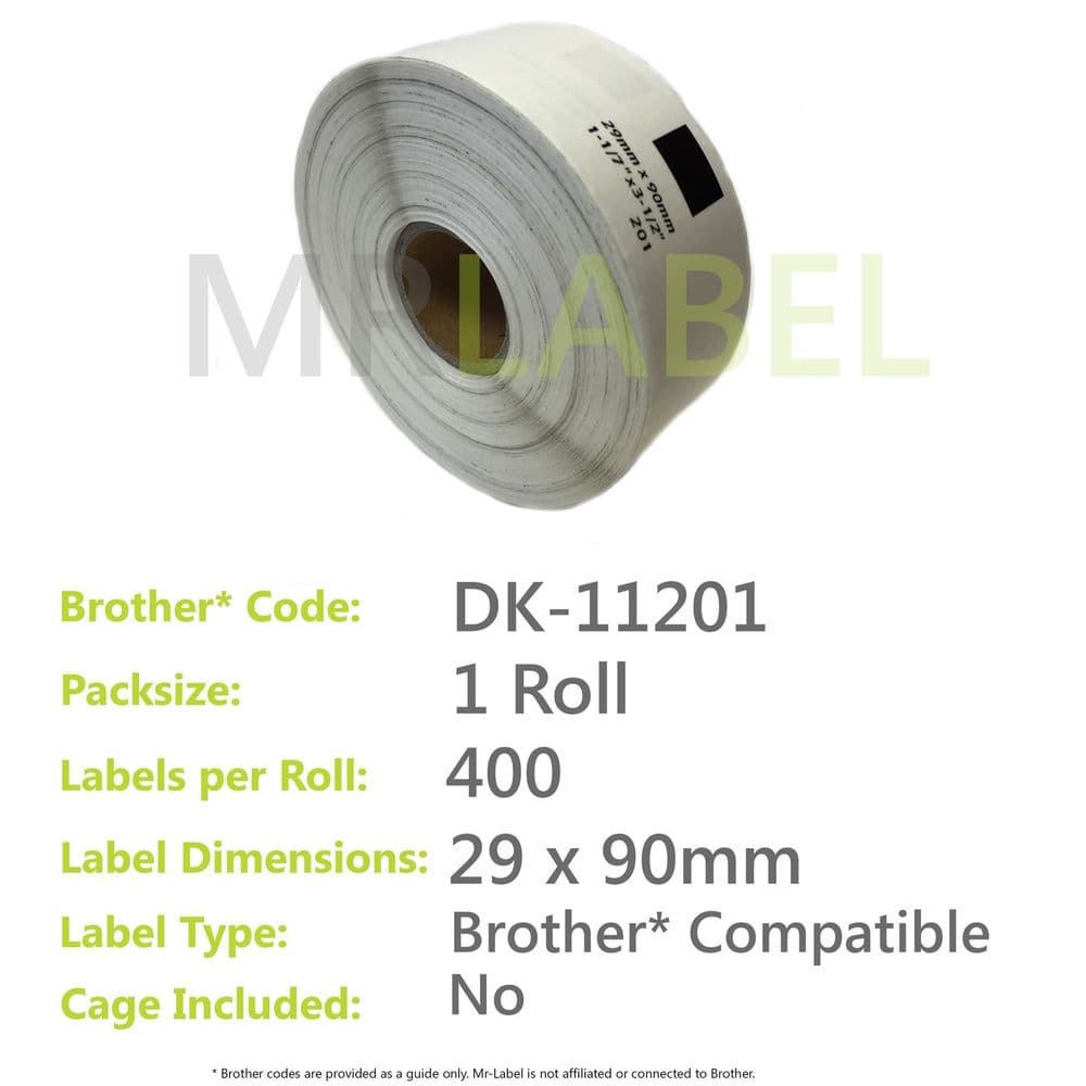 Brother Compatible Labels DK-11201
