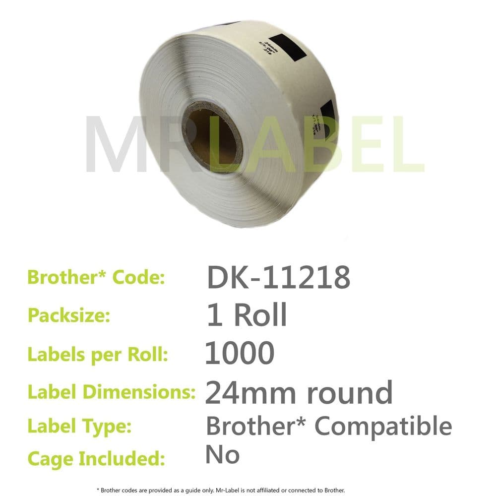 Brother Compatible Labels DK-11218