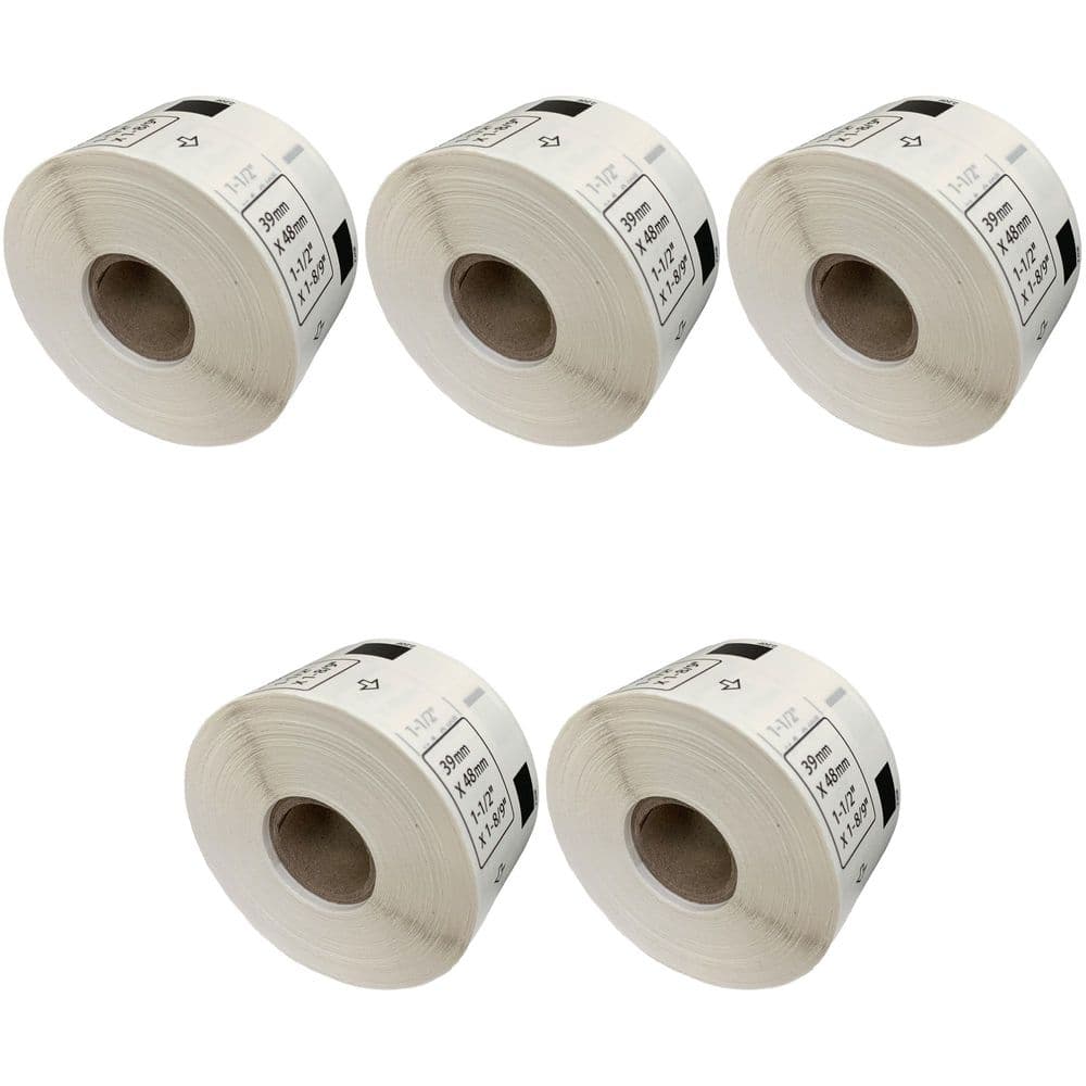 Pack of 5 Brother Compatible Label DK-11220