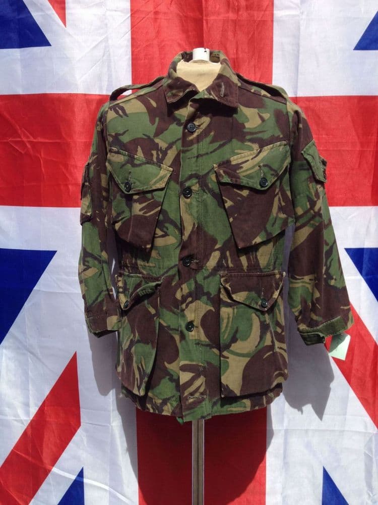 EX ARMY/MILITARY 85 PATTERN GREEN CAMO COMBAT SMOCK