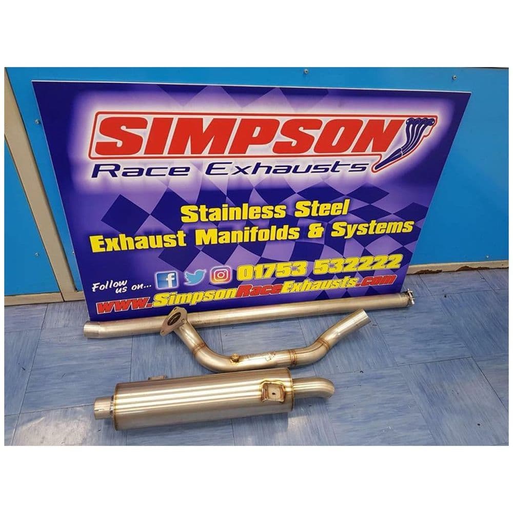 Simpson Exhaust Zetec Lightning Rod - Spedeworth Fabrications