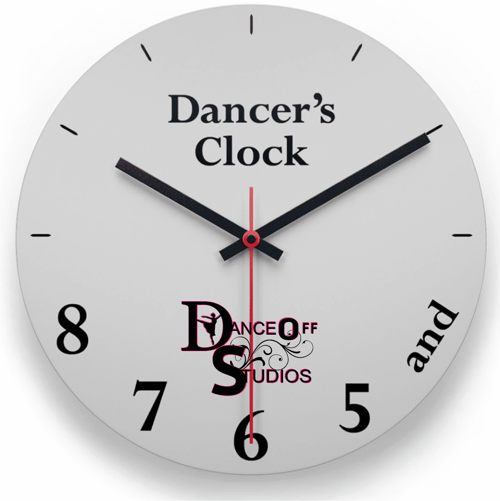 Dance Off Studios Dancers Clock