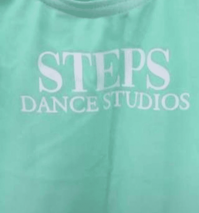 STEPS DANCE STUDIOS Mint green skirted leotard