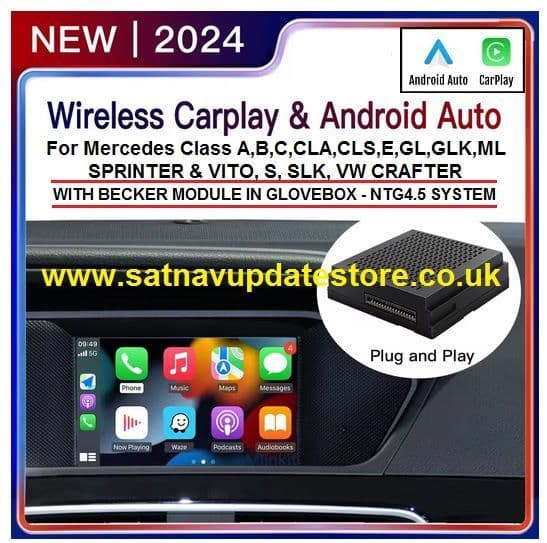 Mercedes Benz Carplay Android Auto Wireless Multimedia Interface Module ...