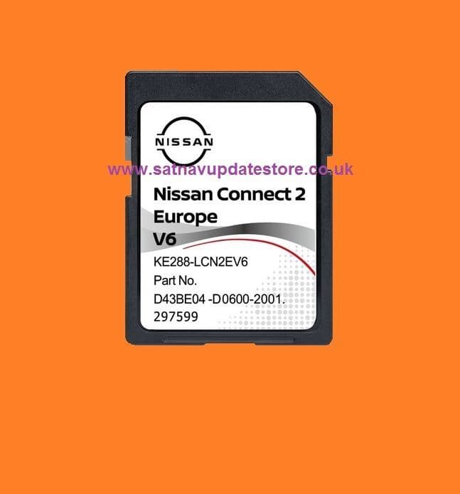 NISSAN CONNECT 2 Map SD Card 2021/22 V6 EUROPE