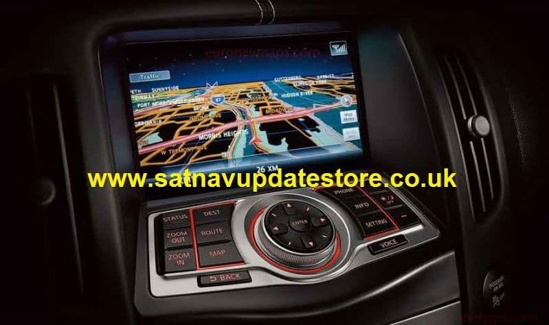 NISSAN X9 CONNECT PREMIUM NAVIGATION SYSTEM 2020 EUROPE MAP UPDATE V8