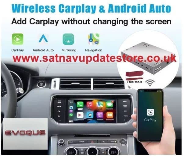 RANGE ROVER EVOQUE BOSCH DECODER "CARPLAY" - "ANDROID AUTO" WIRELESS ...