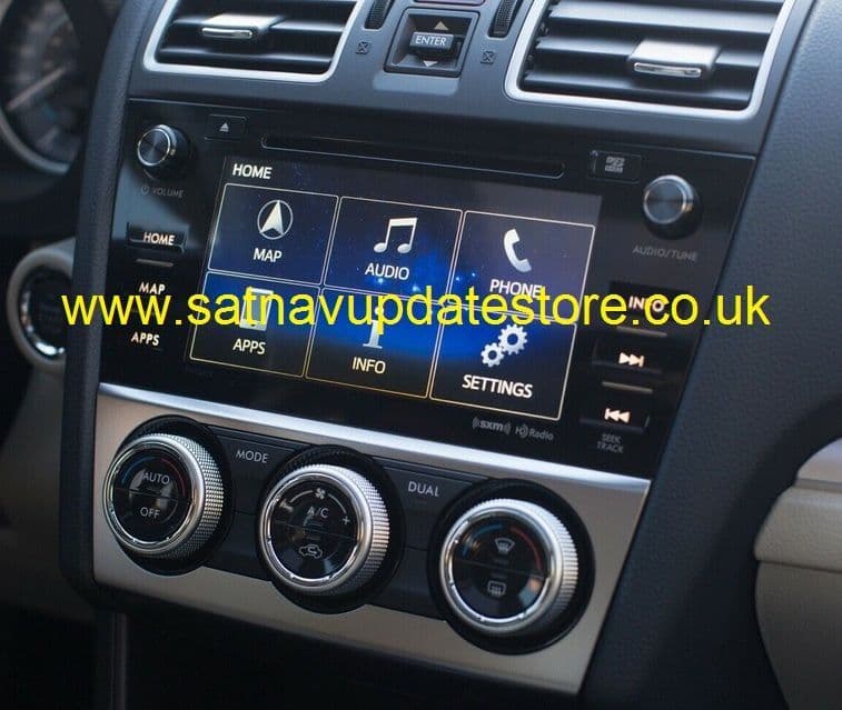 SUBARU NAVIGATION GEN-2 MICRO SD CARD EUROPE 2023