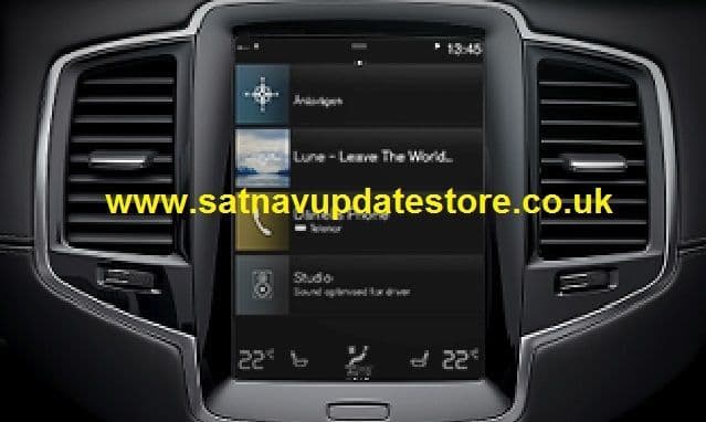 VOLVO SENSUS 2016 Navigation Map Europe 2023/24