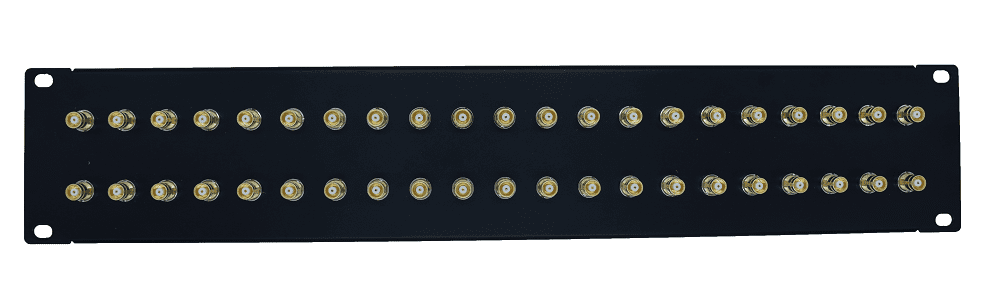 1 6/5 6 Patch Panel 2U 42 port Black