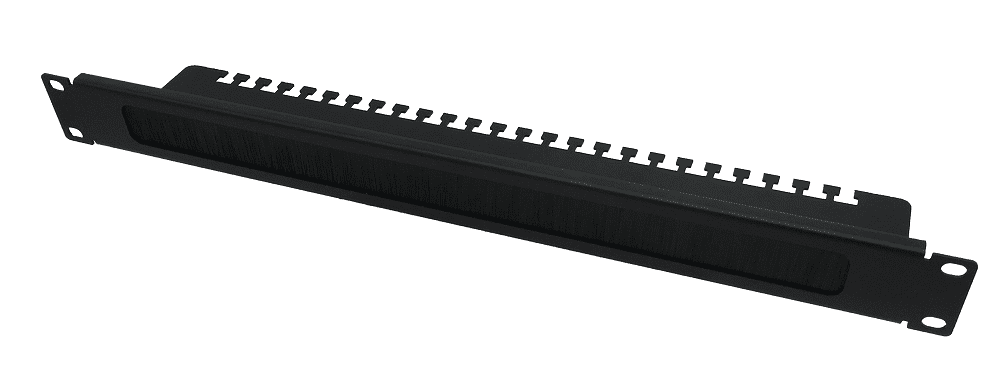 19" Cable Manager Panel with Brush