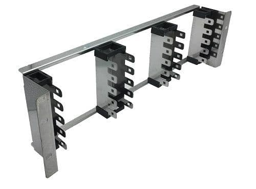 19" Subrack 3U 15 way 150 pair recessed