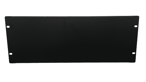 4U Blanking Plate 19" Black