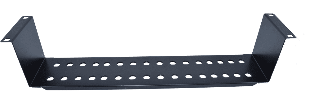BNC Patch Panel 2U 32 port Black Unloaded Recessed