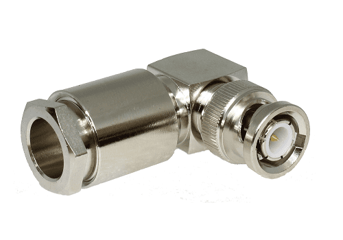 BNC Right-Angled Clamp Plug LMR400