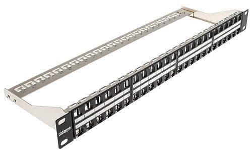 Keystone Patch Panel 48 Port 1U Unloaded
