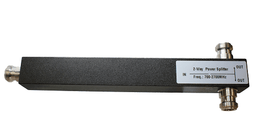 N Type 2 Way Splitter 698-2700 MHz