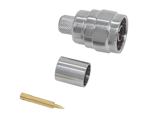 N Type Crimp Plug LMR400 solder pin
