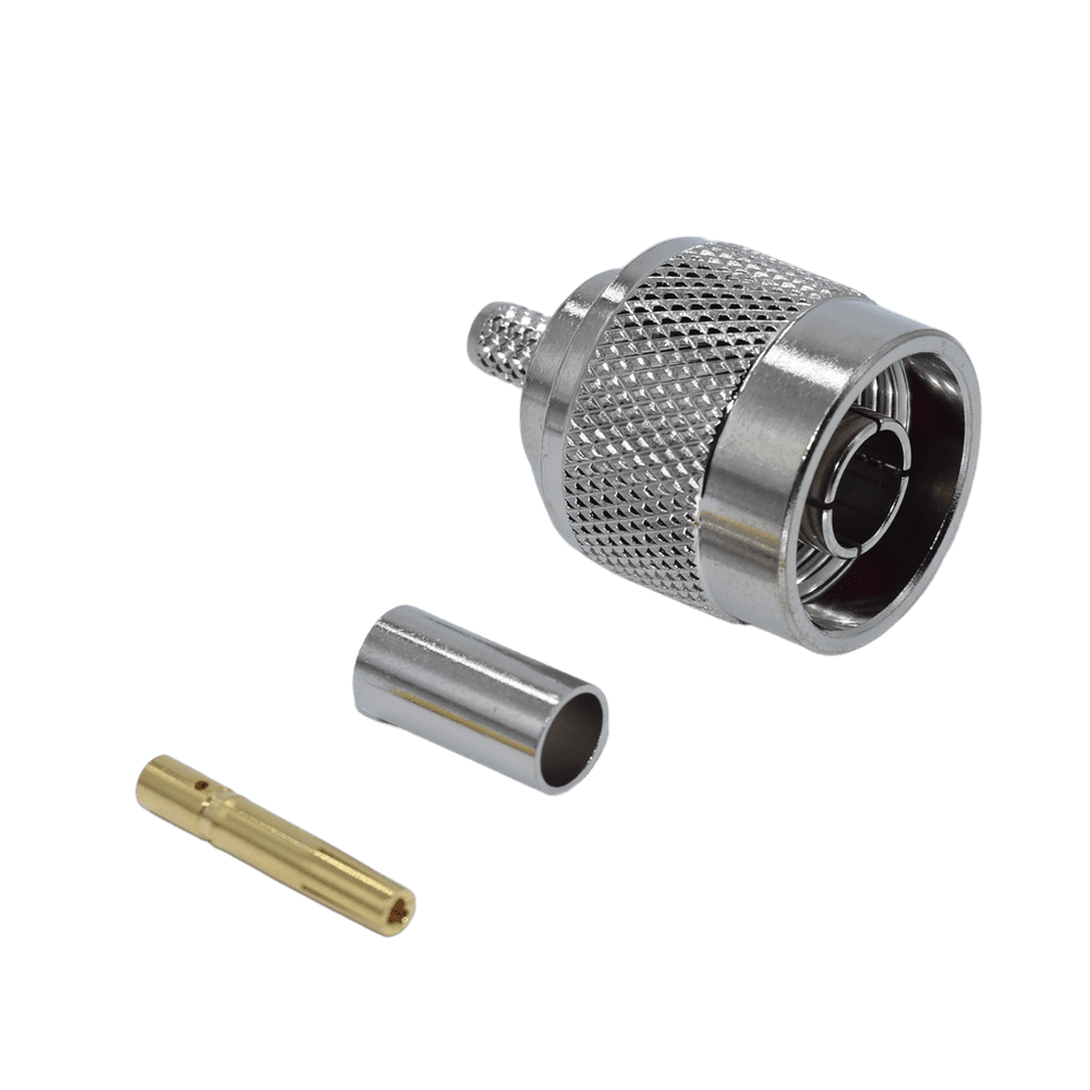 N Type Crimp Plug Reverse Polarity RG58