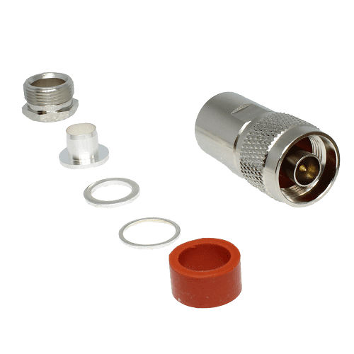 N Type Straight Clamp Plug 8D-FB