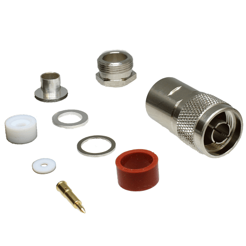 N Type Straight Clamp Plug RG213