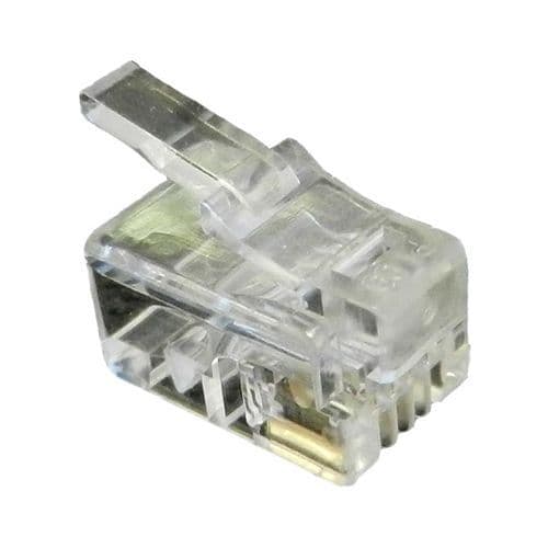 RJ10 4P4C Crimp Plug
