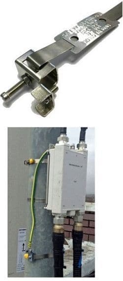 tenby style Earthing Clamp EC15/6 - 555mm tail - BS951