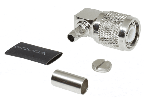 TNC Right-Angled Crimp Plug RG223