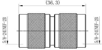 N Type Plug/Plug Adaptor