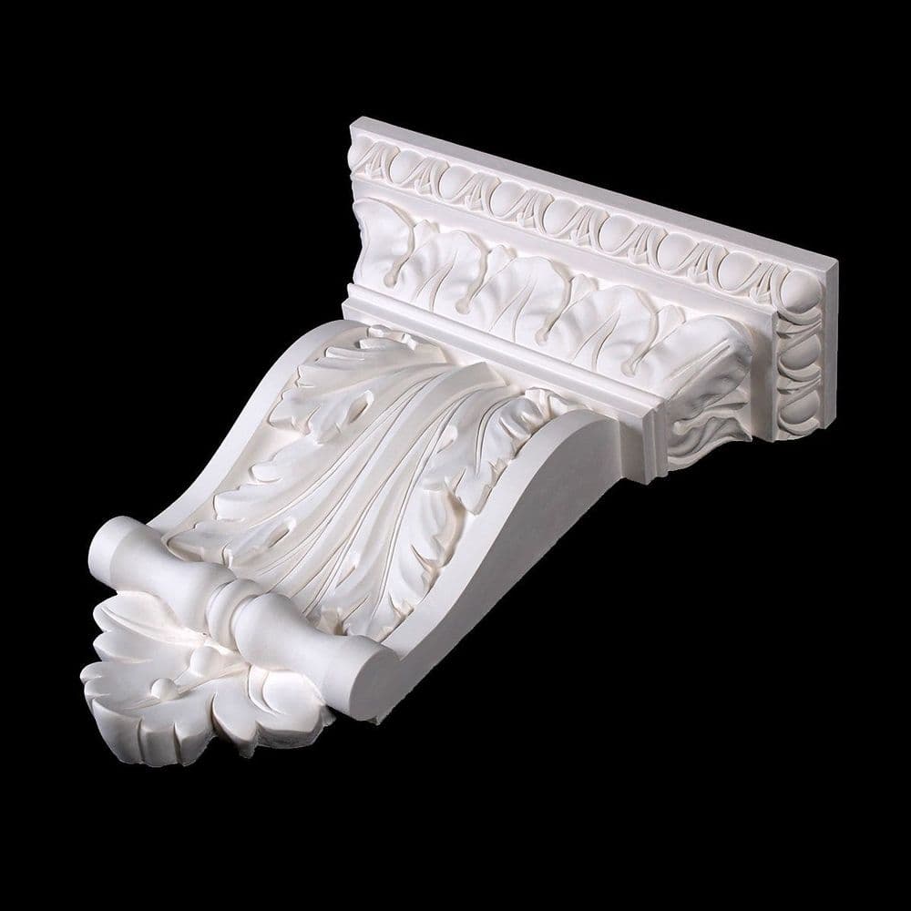 Ornate Victorian Leaf Enriched Plaster Corbel