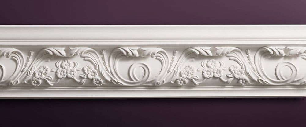 Victorian Floral Plaster Cornice