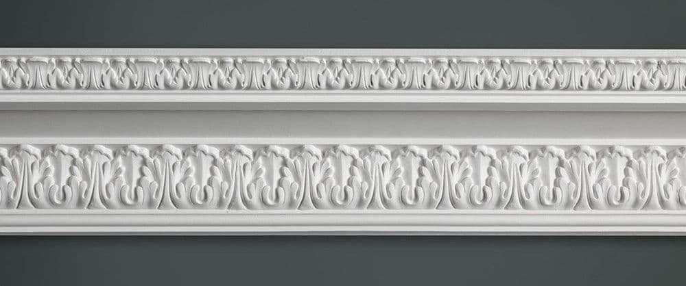 Victorian Acanthus Leaf Patter Plaster Cornice