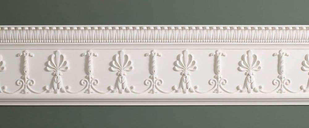 Neo Classica Decorative Floral Plaster Frieze
