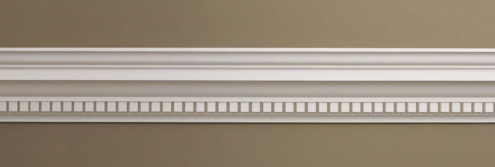 Authentic Georgian Dentil Plaster Cornice