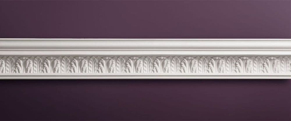 French Leaf Victorian Plaster Cornice