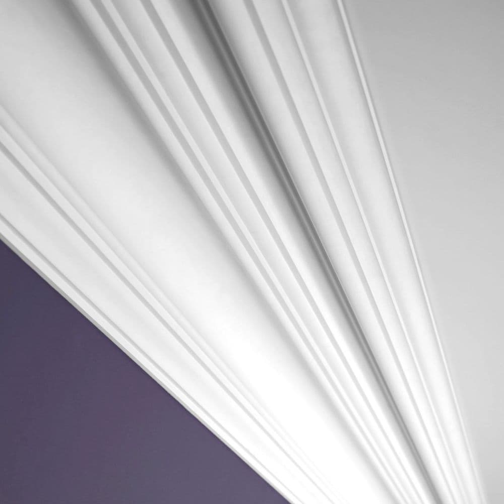 Authentic Large London Victorian Plain Plaster Cornice