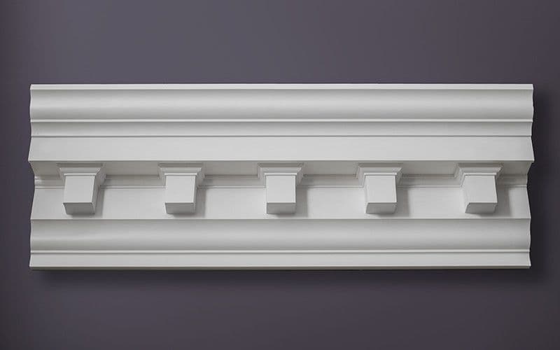 Medium Dentil Georgian GRP Exterior Cornice