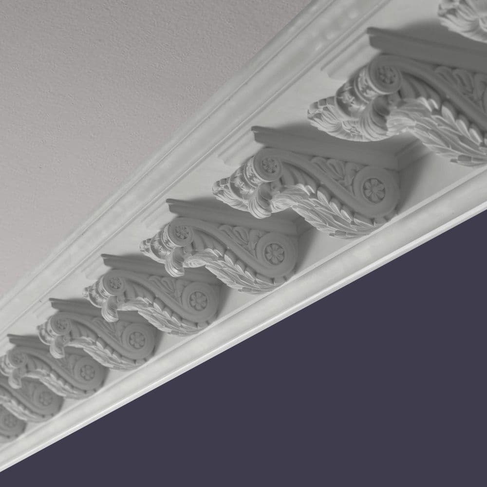 Townhouse Neo Classical Modillion Block with Flower Cornice