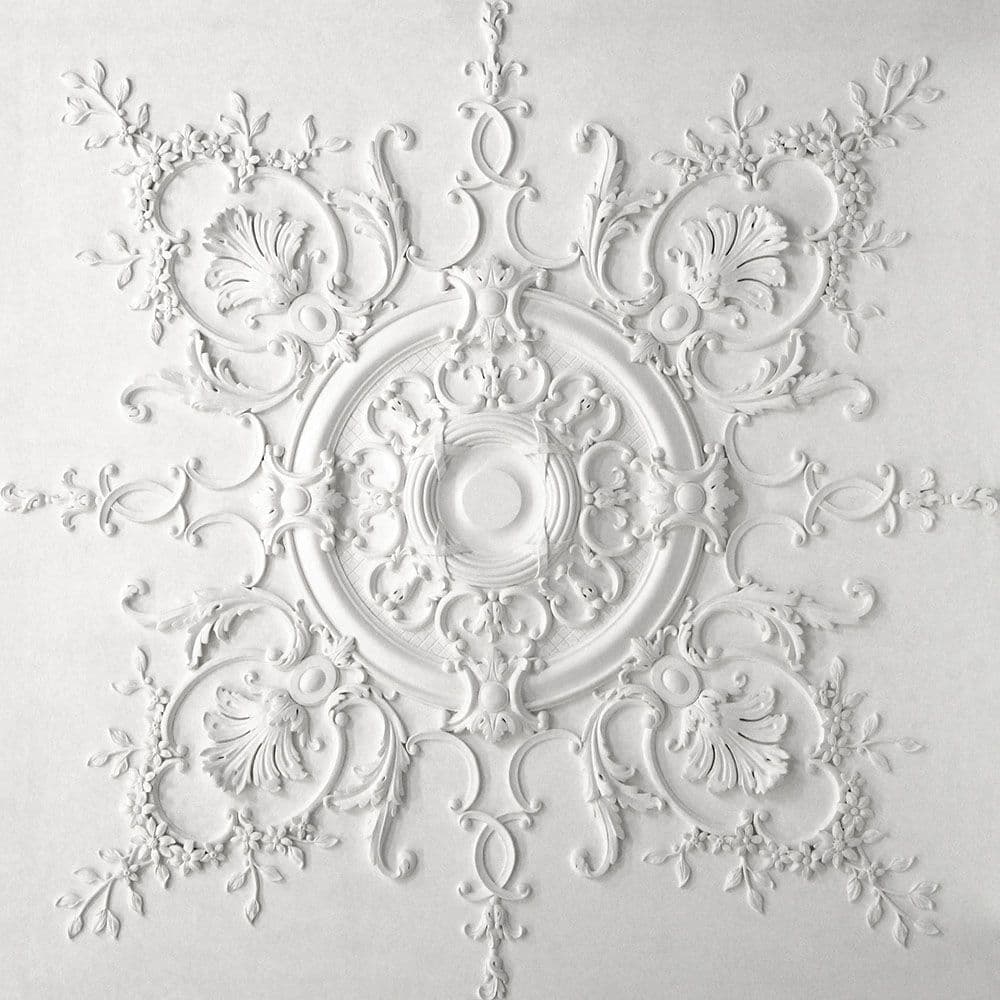 Baroque Floral Decorative Plaster Ceiling Feature