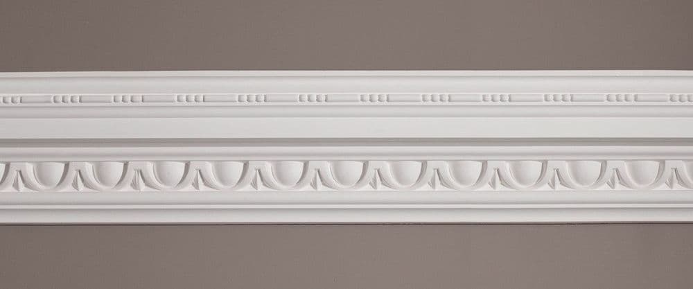 Medium Egg & Dart with Bead Victorian Plaster Cornice