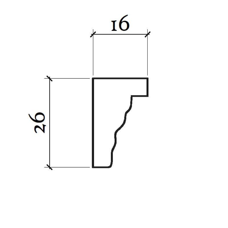 Small Leaf Enriched Plaster Panel Mould