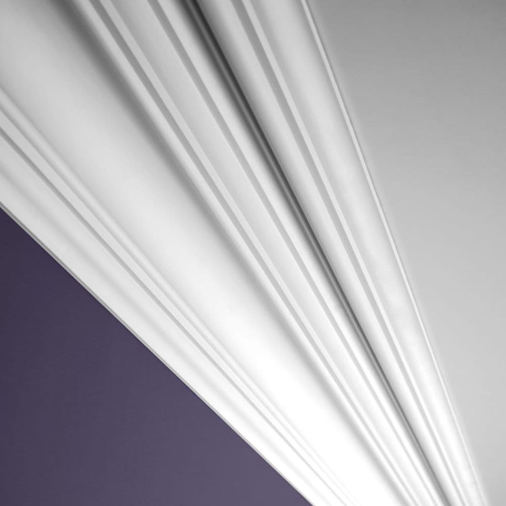 Authentic London Victorian Plain Plaster Cornice