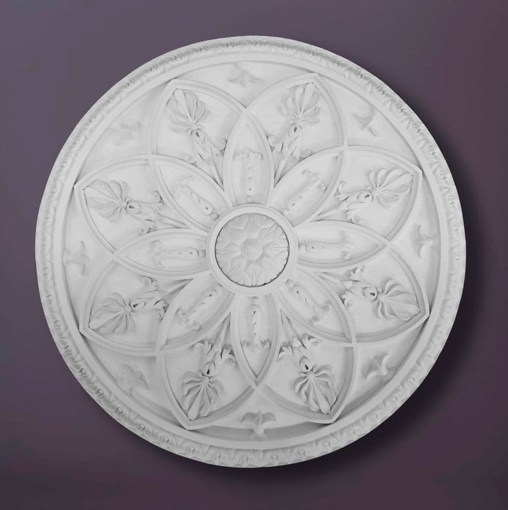 Small Honeysuckle Georgian Plaster Ceiling Rose