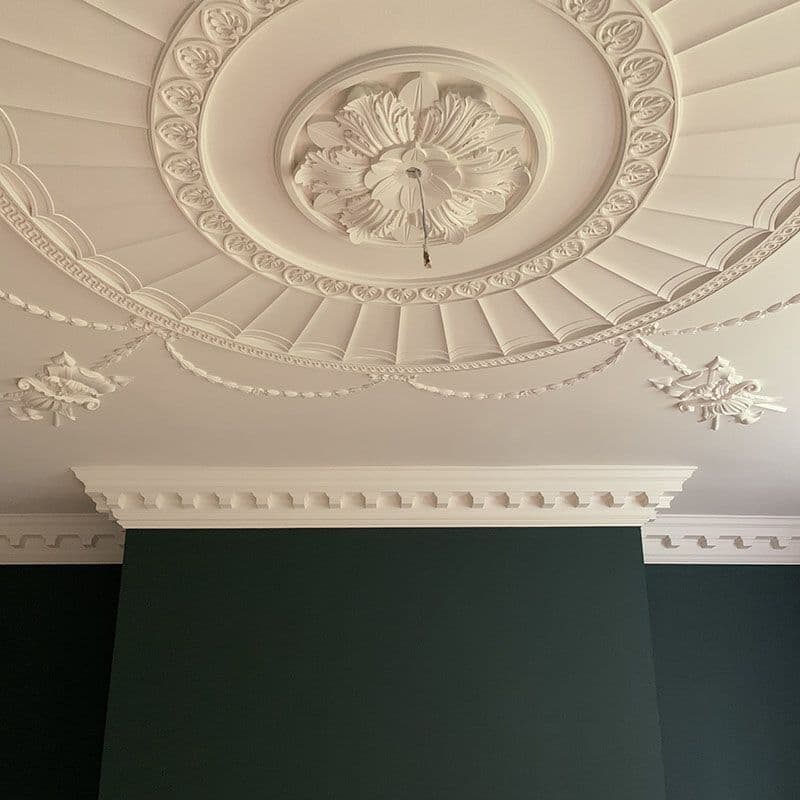 Large Neo Classical Modillion Block Plaster Cornice