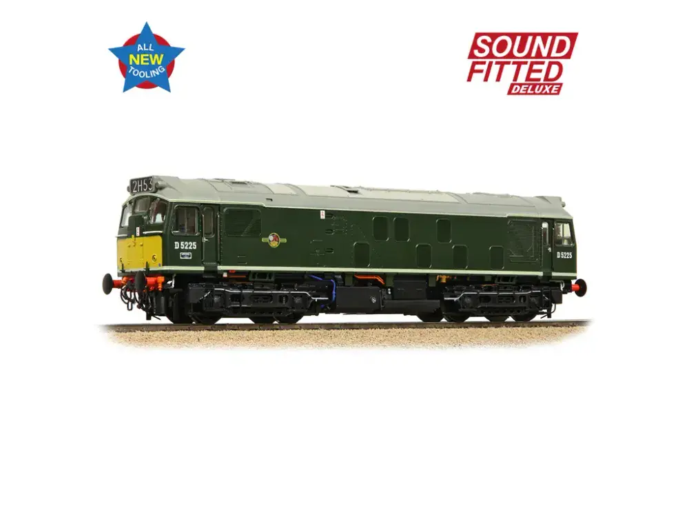 Bachmann 32-343SFX Class 25/2 D5225 Green with small yellow panels