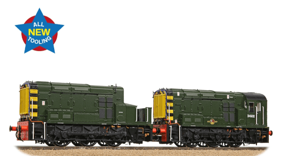 Bachmann 35-945 Class 13 BR Green Wasp Stripes D4502