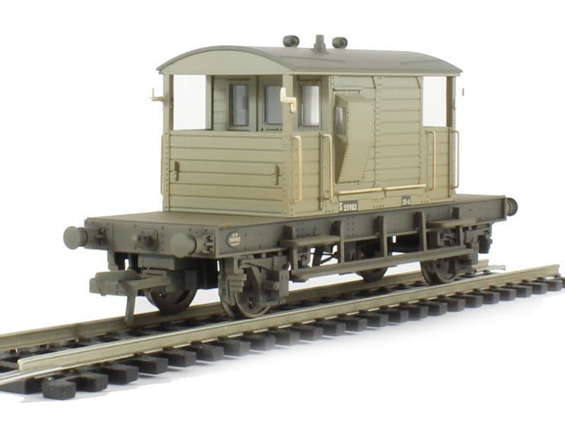 Bachmann 38-401A 25T Pill box Brake Van BR grey 55982