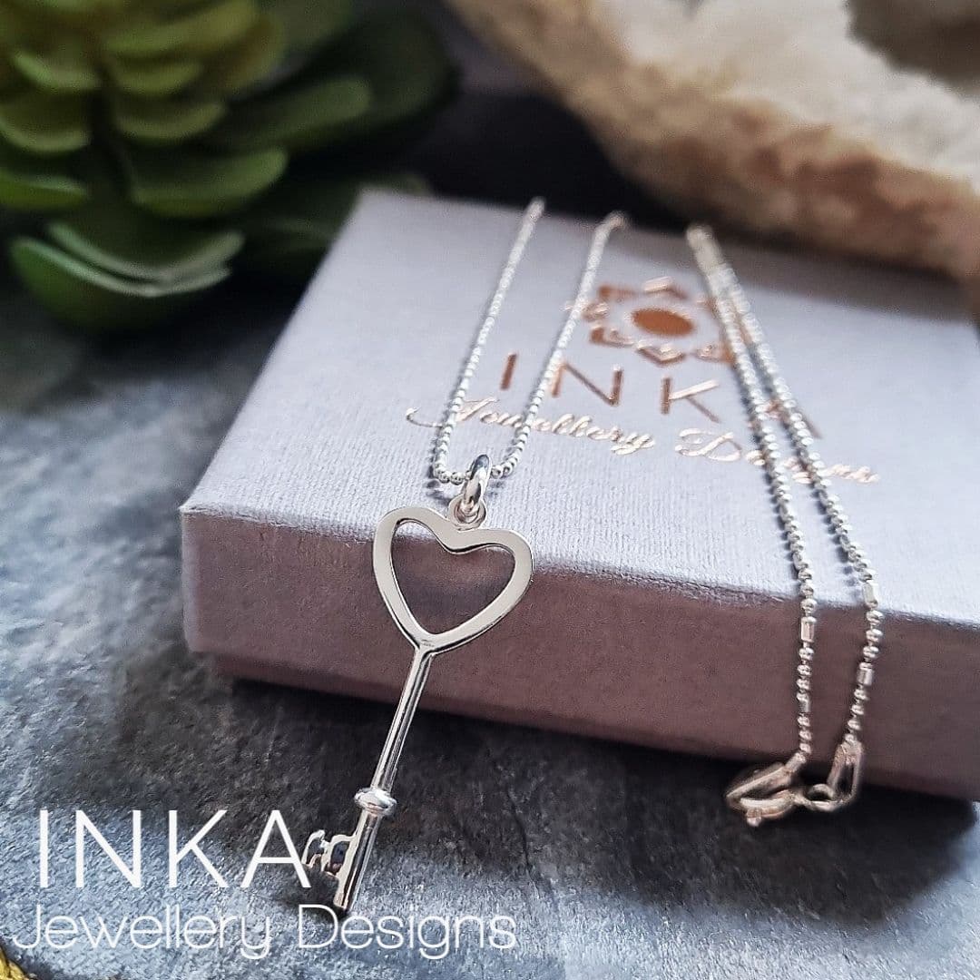 INKA Heart Key Necklace