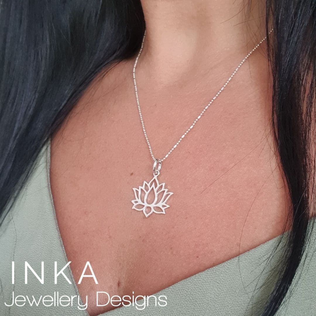 INKA Large Lotus Flower Necklace